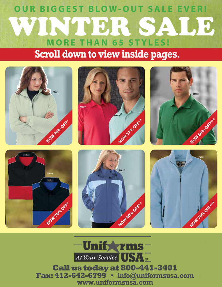 Uniforms USA Winter Sale